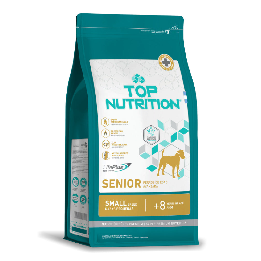 Alimento Top Nutrition Perro Adulto Senior Raza Pequeña